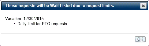 Checklist for Configuring Request Limits with Wait Lists